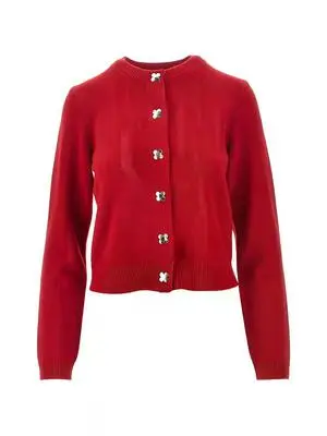 Tory Burch Flower-button Cardigan