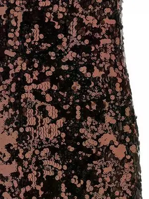 GANNI Sequined Bow Midi Dress