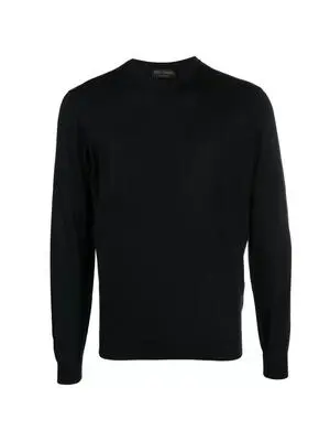 DELL'OGLIO Merino Wool Crew Neck Jumper
