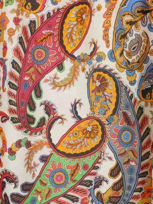 Etro Paisley Ruffle Blouse