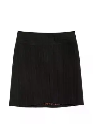 Dolce & Gabbana Pinstripe Wool Mini Skirt