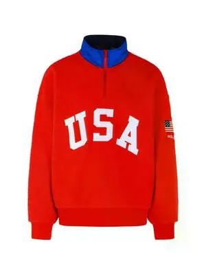 Polo Ralph Lauren Fleece Half-zip Sweater