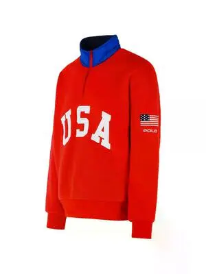 Polo Ralph Lauren Fleece Half-zip Sweater