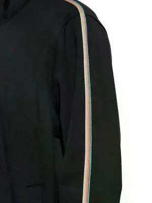 Paul Smith Striped Sleeve Zip Sweatshirt