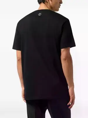Philipp Plein Rose Skull Stones T-shirt - Black