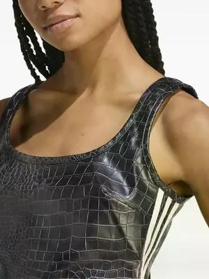 Adidas Crocodile Effect Corset - Black