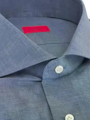 Isaia Buttoned Stock Shirt