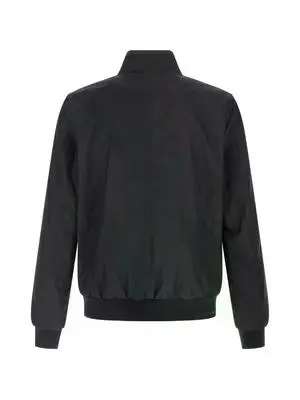 MOORER Manetti-wk Zip-up Bomber Jacket - Blue