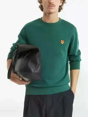 Maison Kitsuné Fox Head Sweatshirt - Green