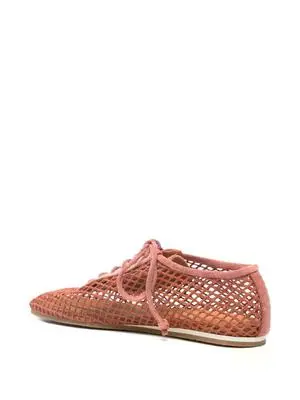 FORTE_FORTE Lace-up Mesh Sneakers - Pink