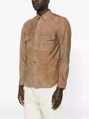RIFUGIO Buttoned Pocket Shirt - Brown