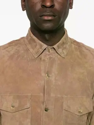 RIFUGIO Buttoned Pocket Shirt - Brown