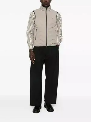 Emporio Armani Chevron Zip Gilet