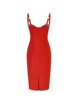 Elisabetta Franchi Bustier Midi Dress