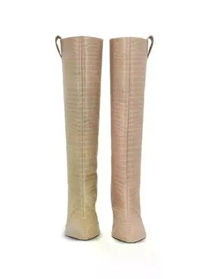 Philipp Plein Croco-print Boots - Neutrals