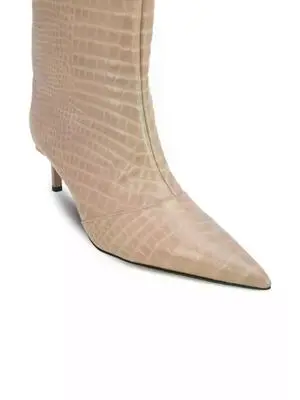 Philipp Plein Croco-print Boots - Neutrals