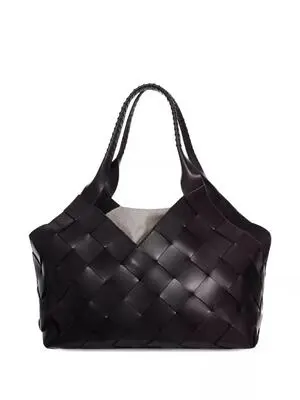 Dragon Diffusion Braided-handle Tote Bag - Black