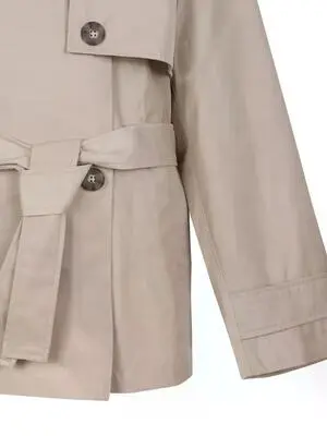 Calvin Klein Buttoned Belted Jacket