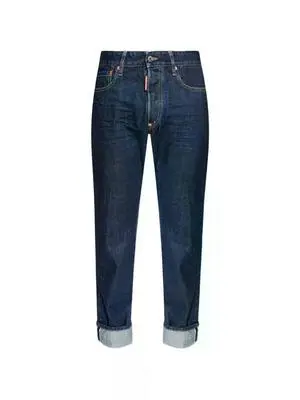 Dsquared2 Tomboy Cuffed-hem Jeans - Blue