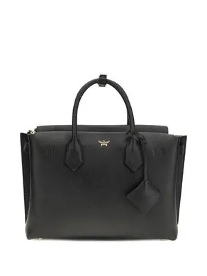 Mcm Milla Leather Tote - Black