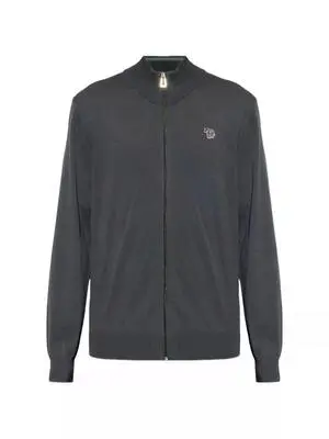 Paul Smith Zebra Logo Zip-up Cardigan