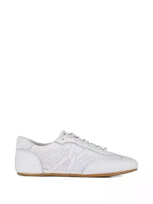 Veronica Beard Riviera Mesh Panelled Sneakers - White