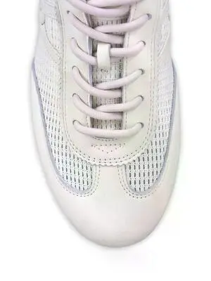 Veronica Beard Riviera Mesh Panelled Sneakers - White