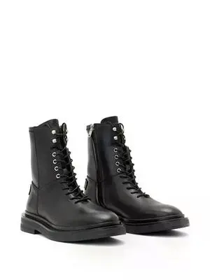 ALLSAINTS Escher Lace-up Zip Combat Boots