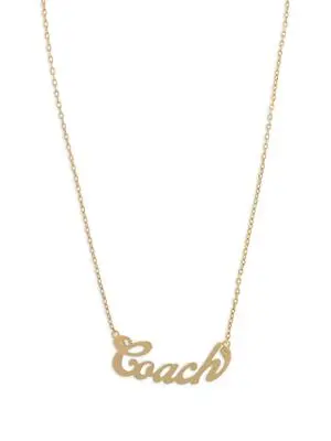 COACH Heart Detail Necklace
