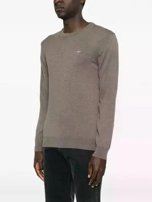 Gant Crew-neck Sweater - Brown