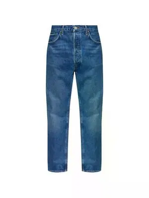 AGOLDE 90's Frayed Jeans - Blue