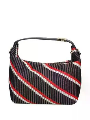 Tommy Hilfiger Striped Logo Satchel