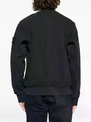 Stone Island Logo-patch Zip-up Sweatshirt