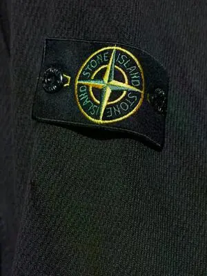Stone Island Logo-patch Zip-up Sweatshirt