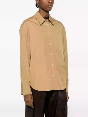 Loulou De Saison Pocket Curved Hem Shirt