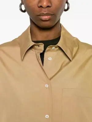 Loulou De Saison Pocket Curved Hem Shirt