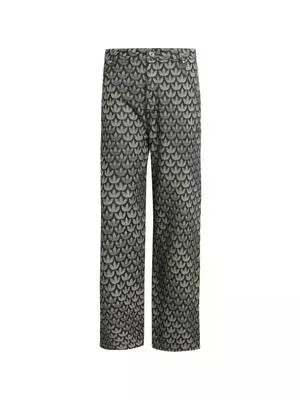Adidas Monogram Print Jeans