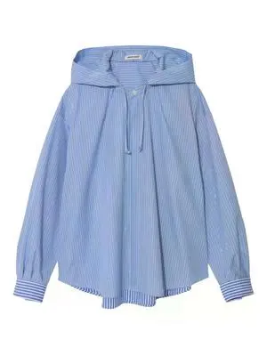 Undercover Striped Hooded Blouse