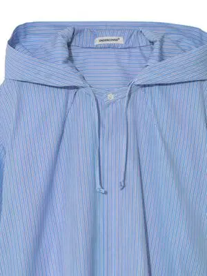 Undercover Striped Hooded Blouse