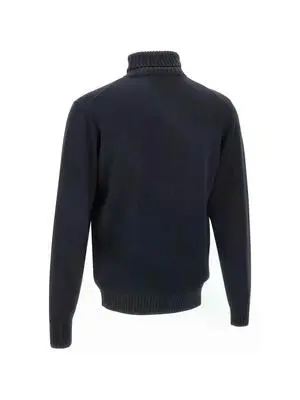 FILIPPO DE LAURENTIIS Roll-neck Knitted Sweater - Blue
