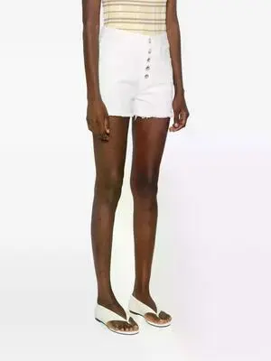 DONDUP Button-fastening Frayed Shorts
