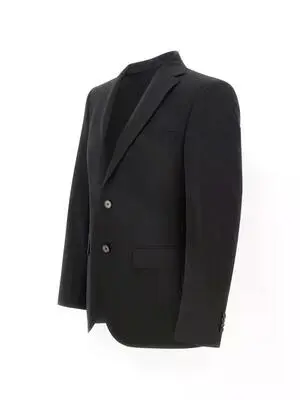 BOSS H-harvey Flap-pocket Blazer - Black