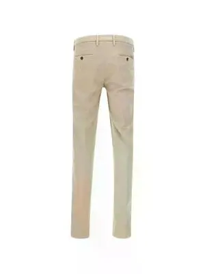 RE-HASH Slim-fit Chinos With Front Pleats - Neutrals