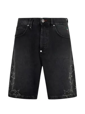 Philipp Plein Denim Shorts