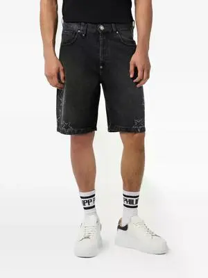 Philipp Plein Denim Shorts