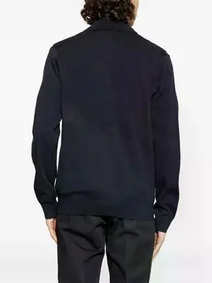 Paul Smith Zebra Logo Zip-up Cardigan