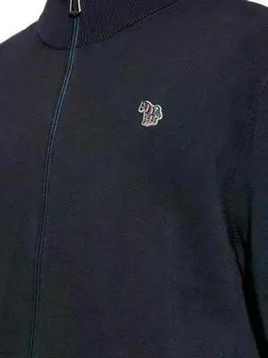 Paul Smith Zebra Logo Zip-up Cardigan