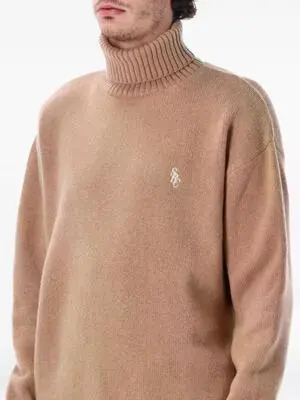 SPORTY & RICH Wool Roll-neck Sweater