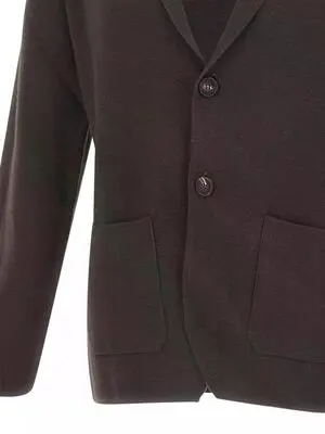 FILIPPO DE LAURENTIIS Buttoned Wool Cardigan - Brown