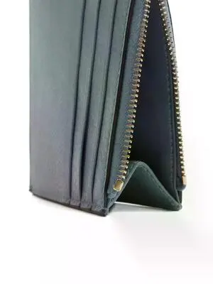 Valentino Garavani Rockstud Grained-leather Card Holder - Blue
